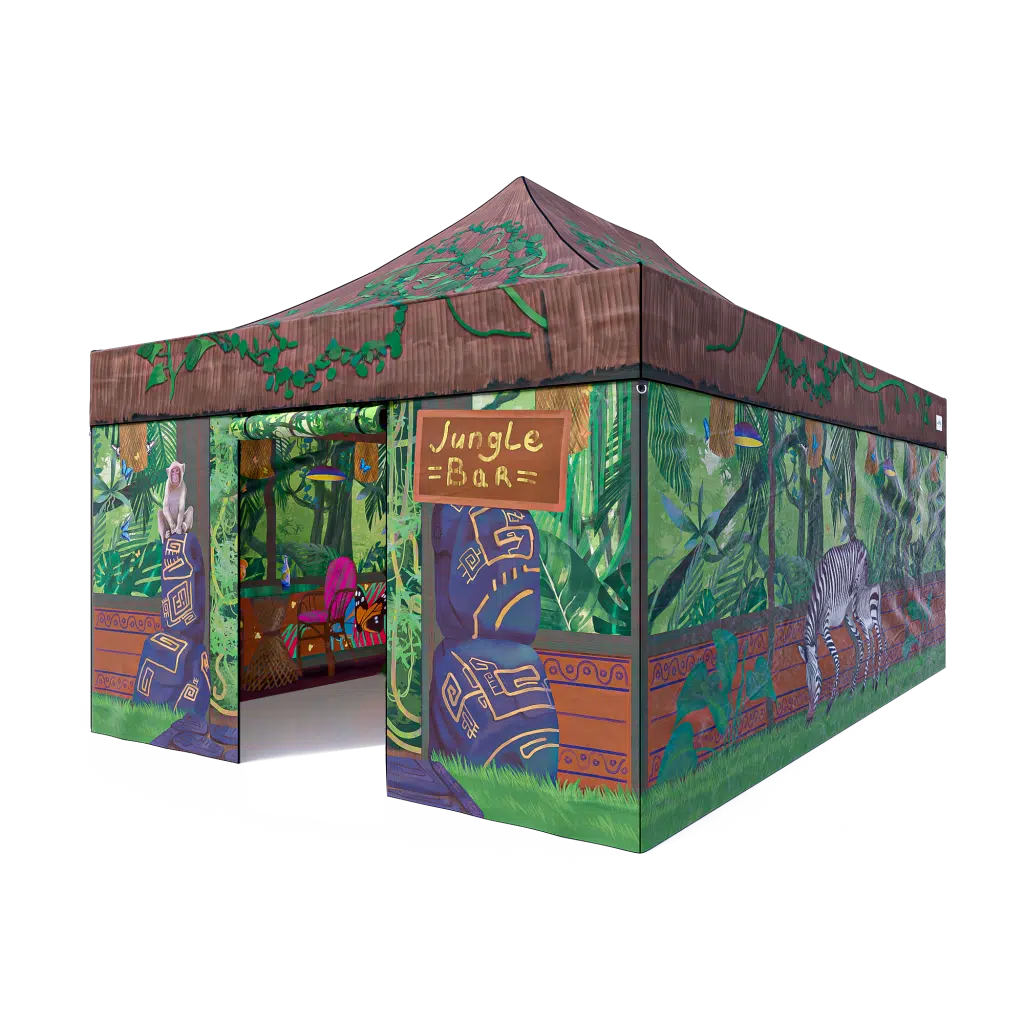 Jungle Easy Up Tent - Thematent